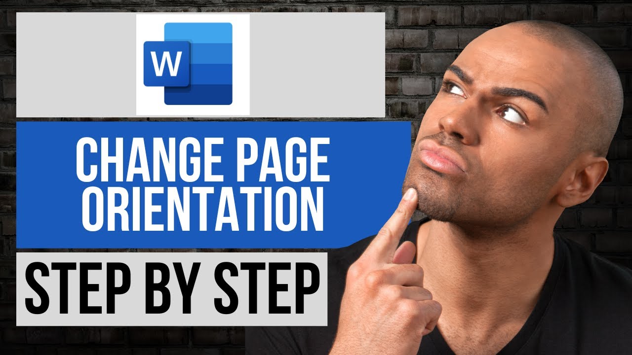 How to Change Page Orientation Quickly in Microsoft Word — Step by Step ...