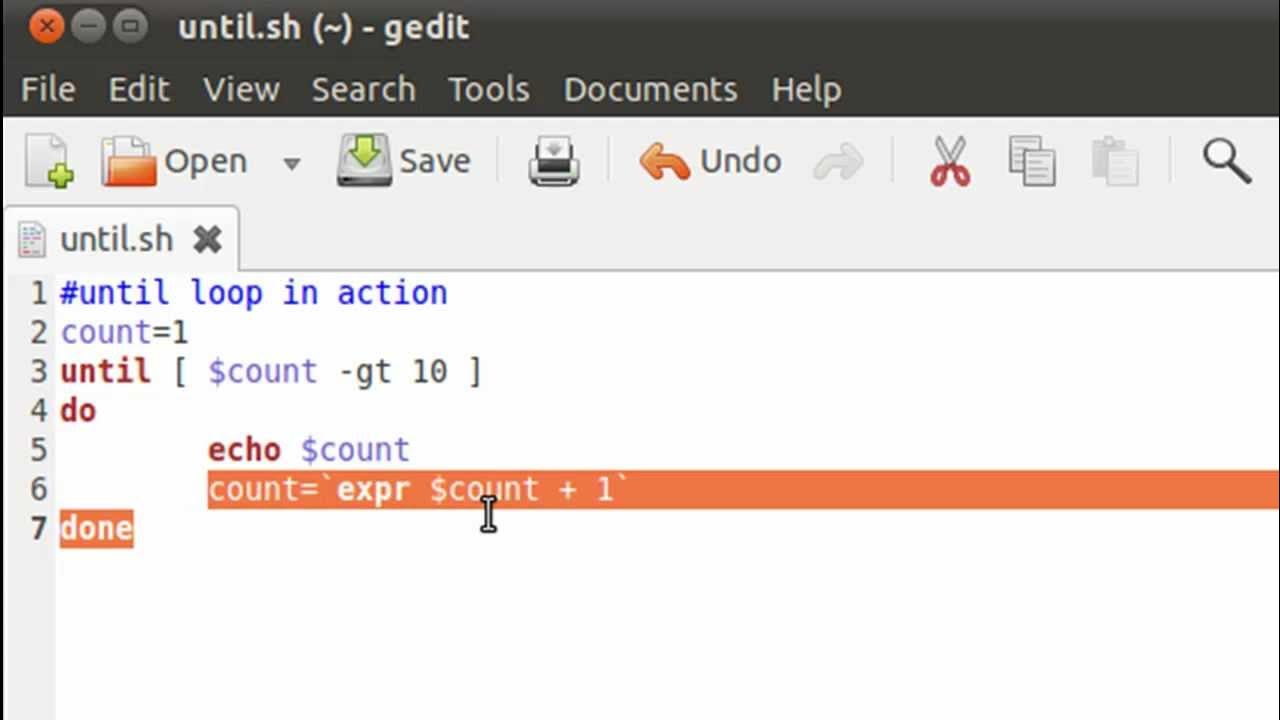 Shell Scripting Tutorial-40: The 'until' Loop - YouTube