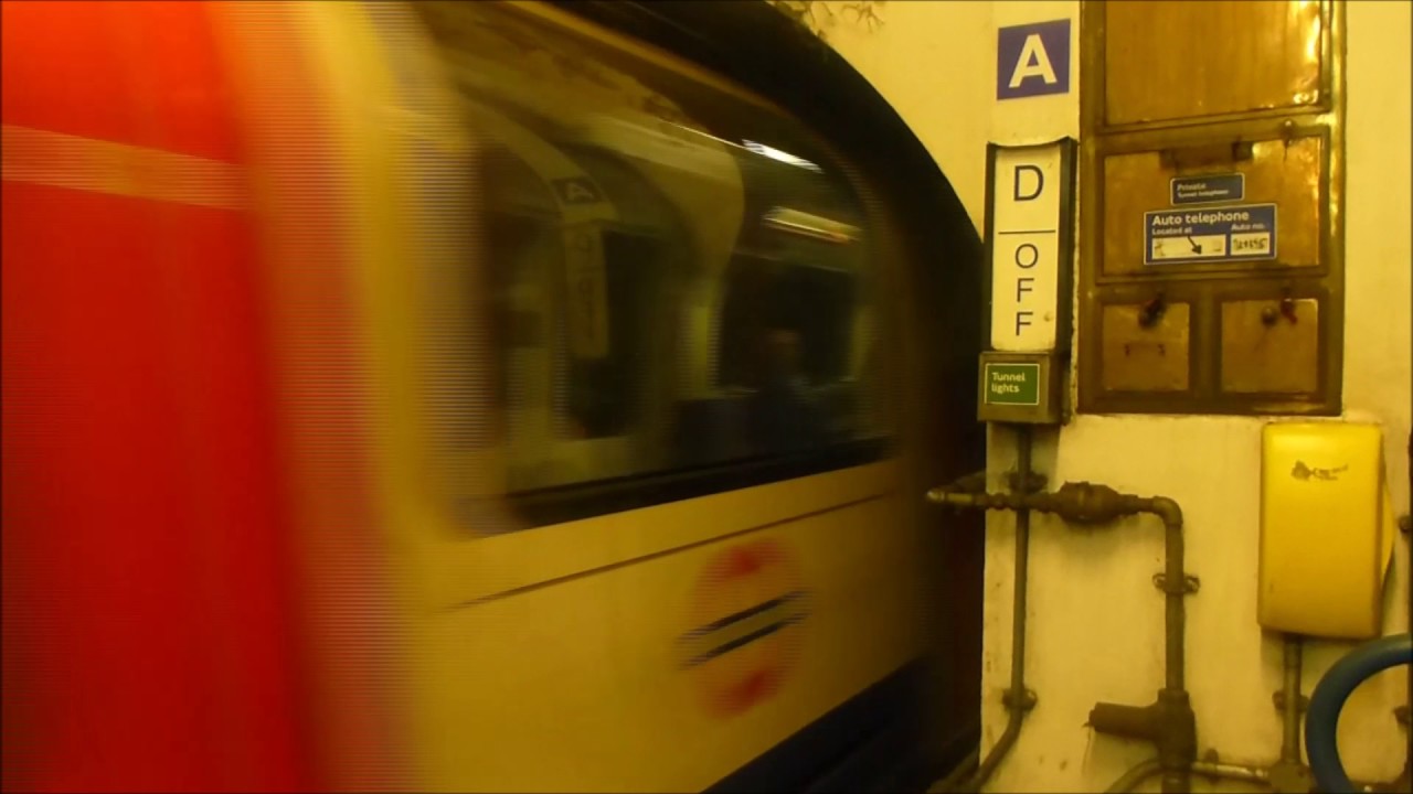 A Central Line Train Departing Shepherds Bush - YouTube
