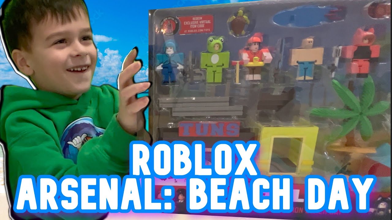 Unboxing Roblox Arsenal: Operation Beach Day - YouTube