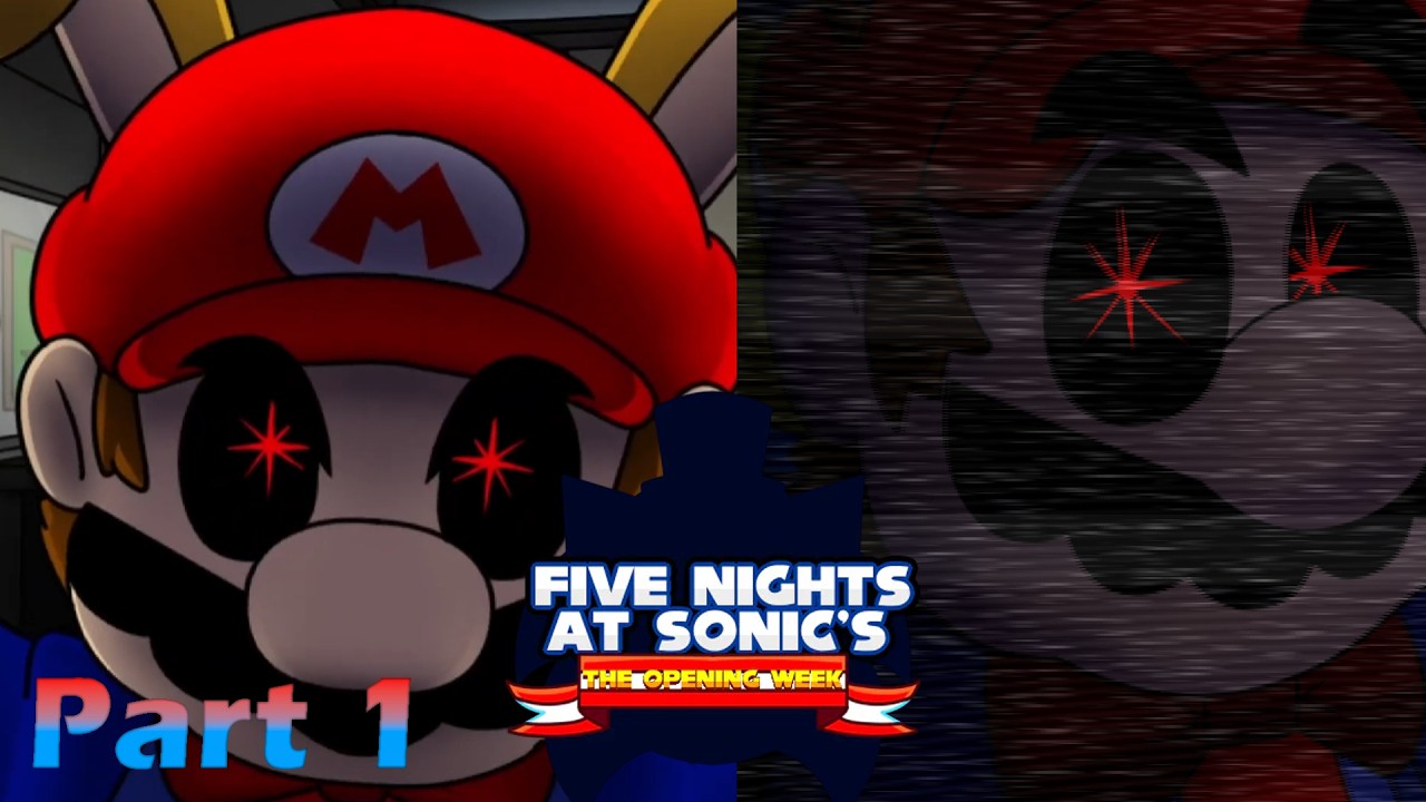 Mario Is A Maniac In This FNAS 1 Game | Five NIghts At Sonic's The ...