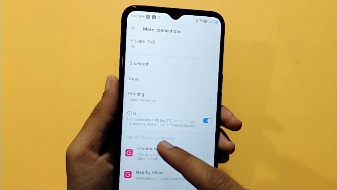 Tecno spark 8c OTG connection setting | How to use otg connection | otg connection on kaise kare ...