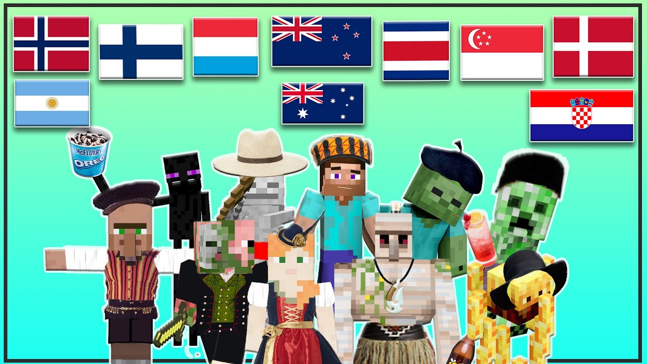 Minecraft In Different Languages Meme Compilation Part 3 - YouTube