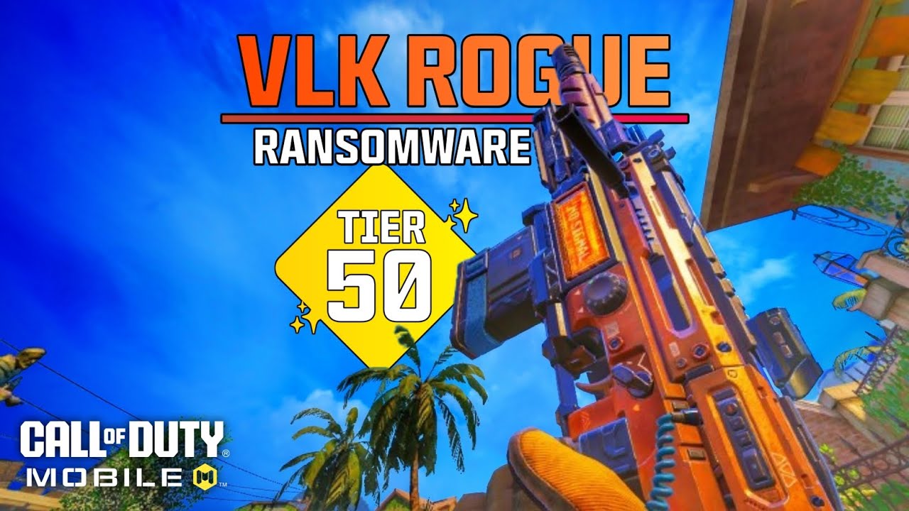 💥 CODM Battle Pass Tier 50 REWARD: VLK Rogue Ransomware Skin in Action ...