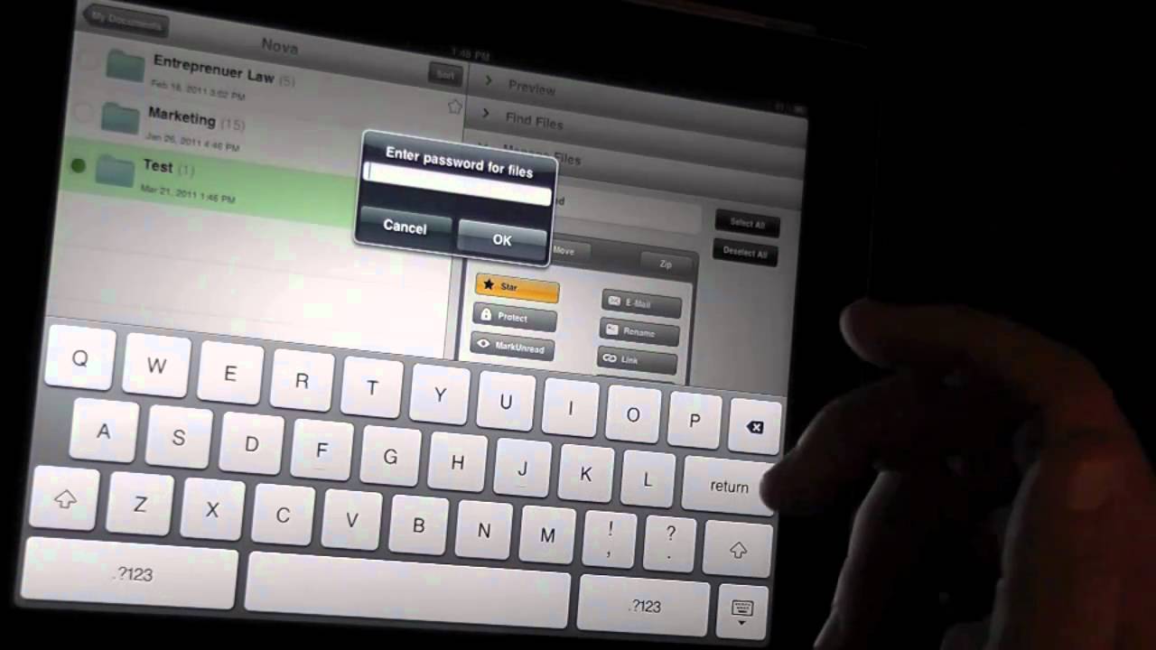 App review goodreader on the ipad 2 - YouTube