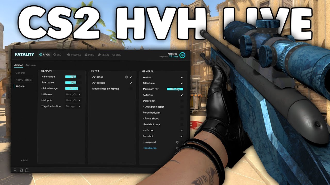 CS2 HVH LIVE! | !resell !ip - YouTube