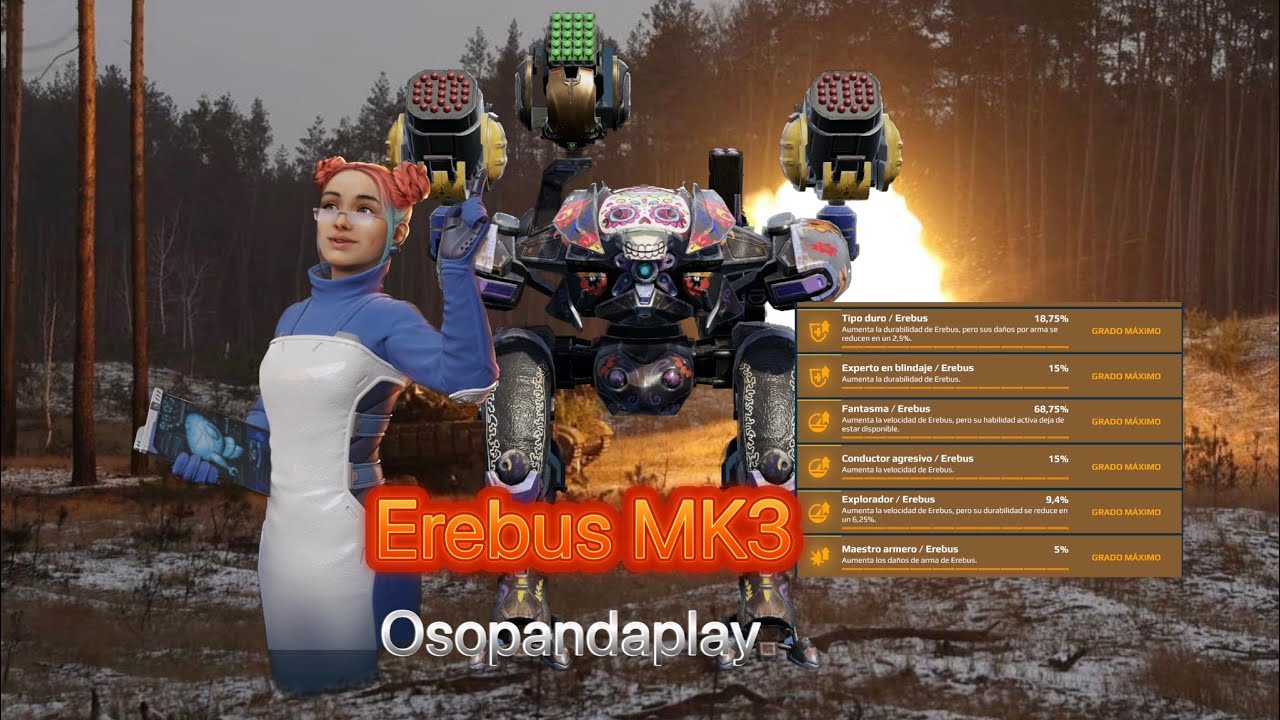 EREBUS W PILOT TRIXIE HOPE‼️ | WARROBOTS GAMEPLAYS |@OsoPandaplay - YouTube