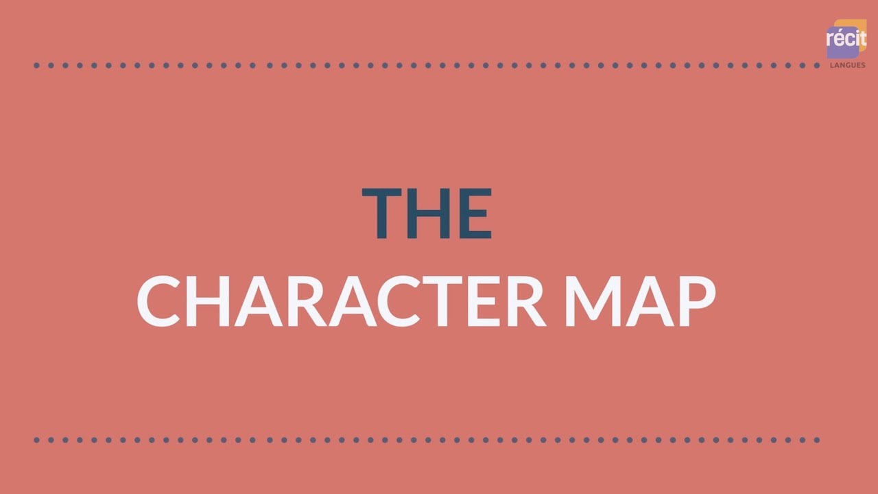 The Character Map - YouTube