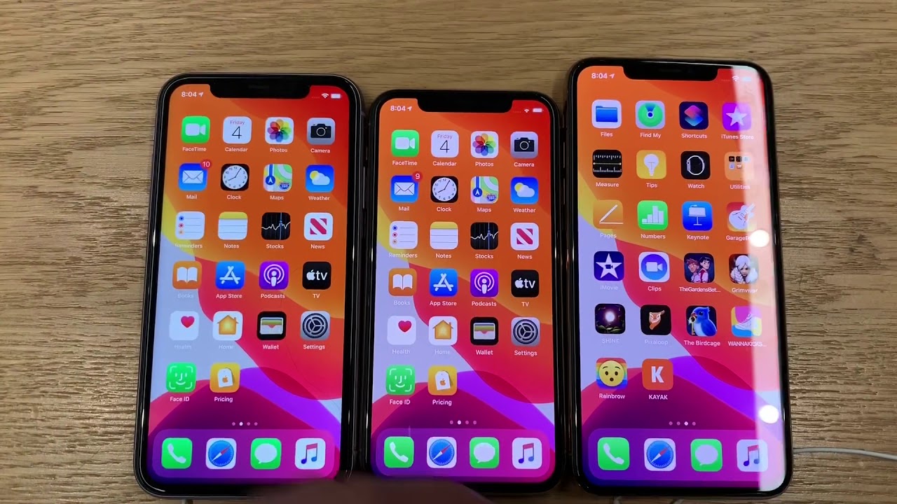 Apple iPhone 11 / 11 Pro / 11 Max all sizes and colors - Quick look ...