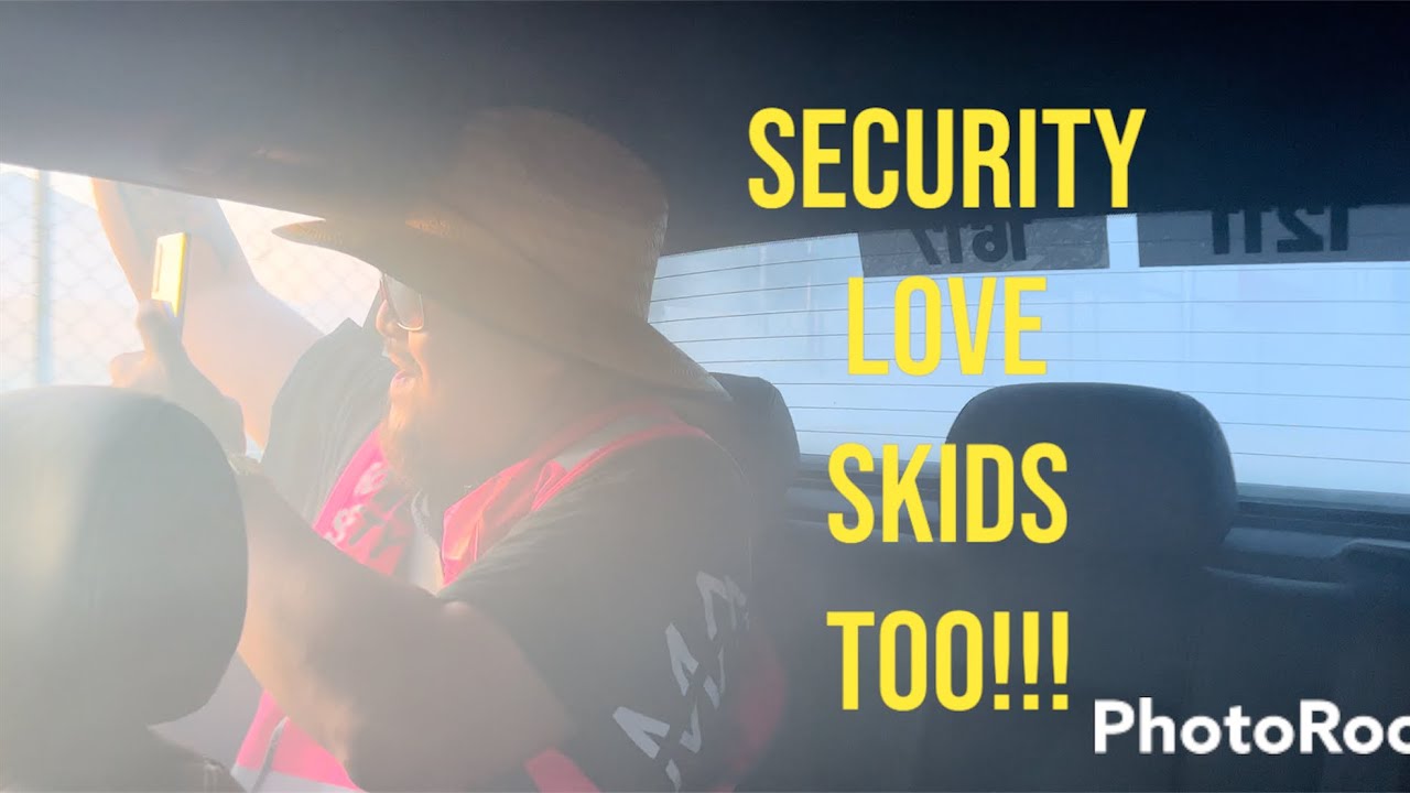 Skids for secco’s! When security wants to send it down skid row at ...