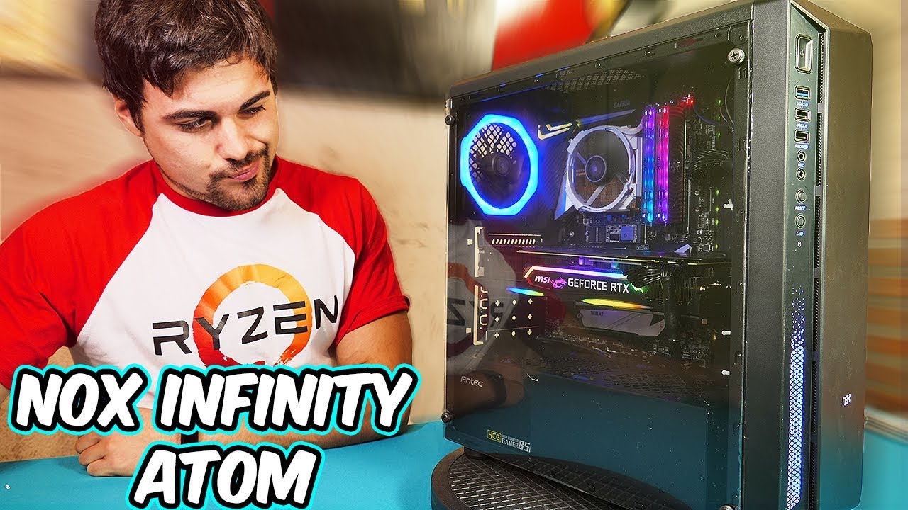NOX INFINITY ATOM Caja PC GAMER con ¿CRISTAL TEMPLADO por 40€? | Review en Español - YouTube