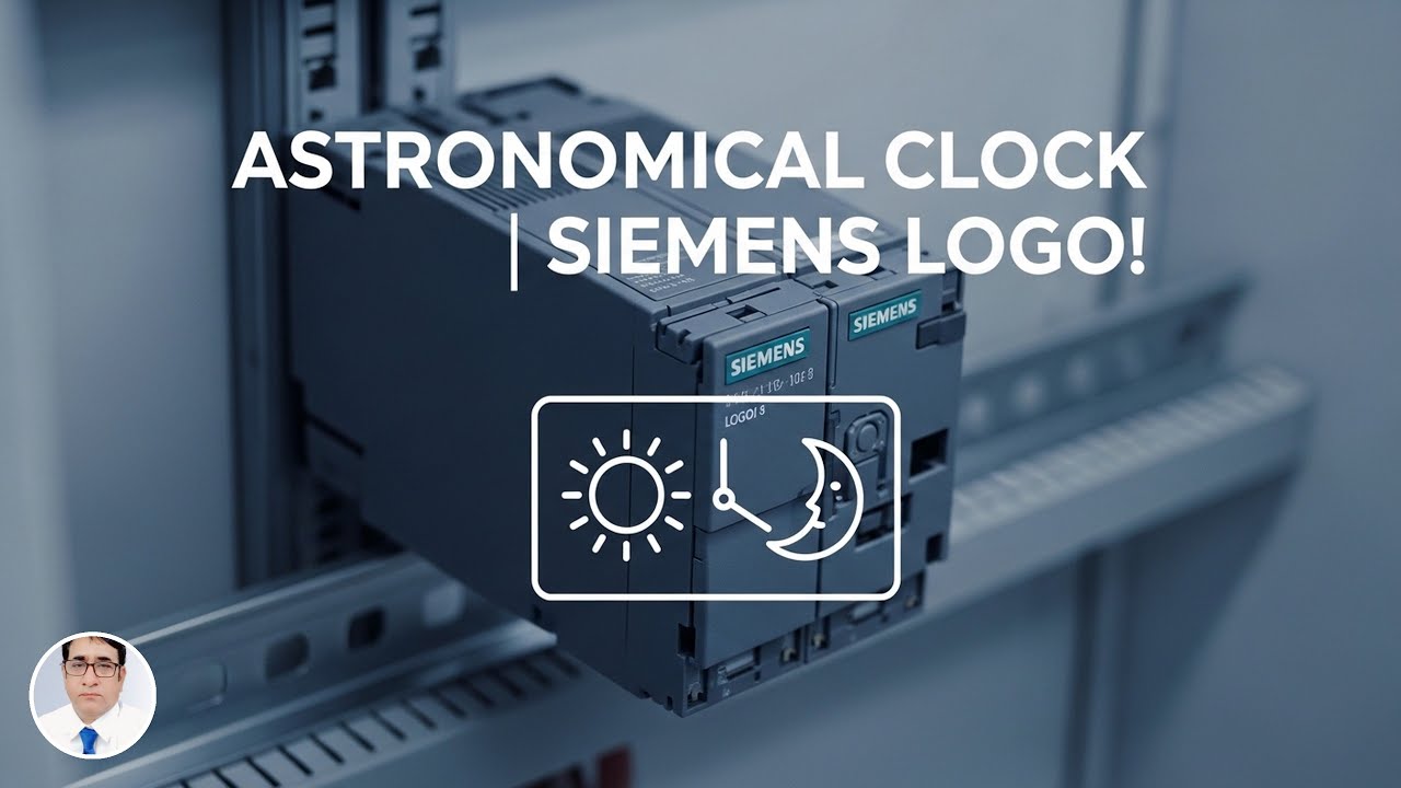how can use astronomical clock block in siemens plc logo! - YouTube