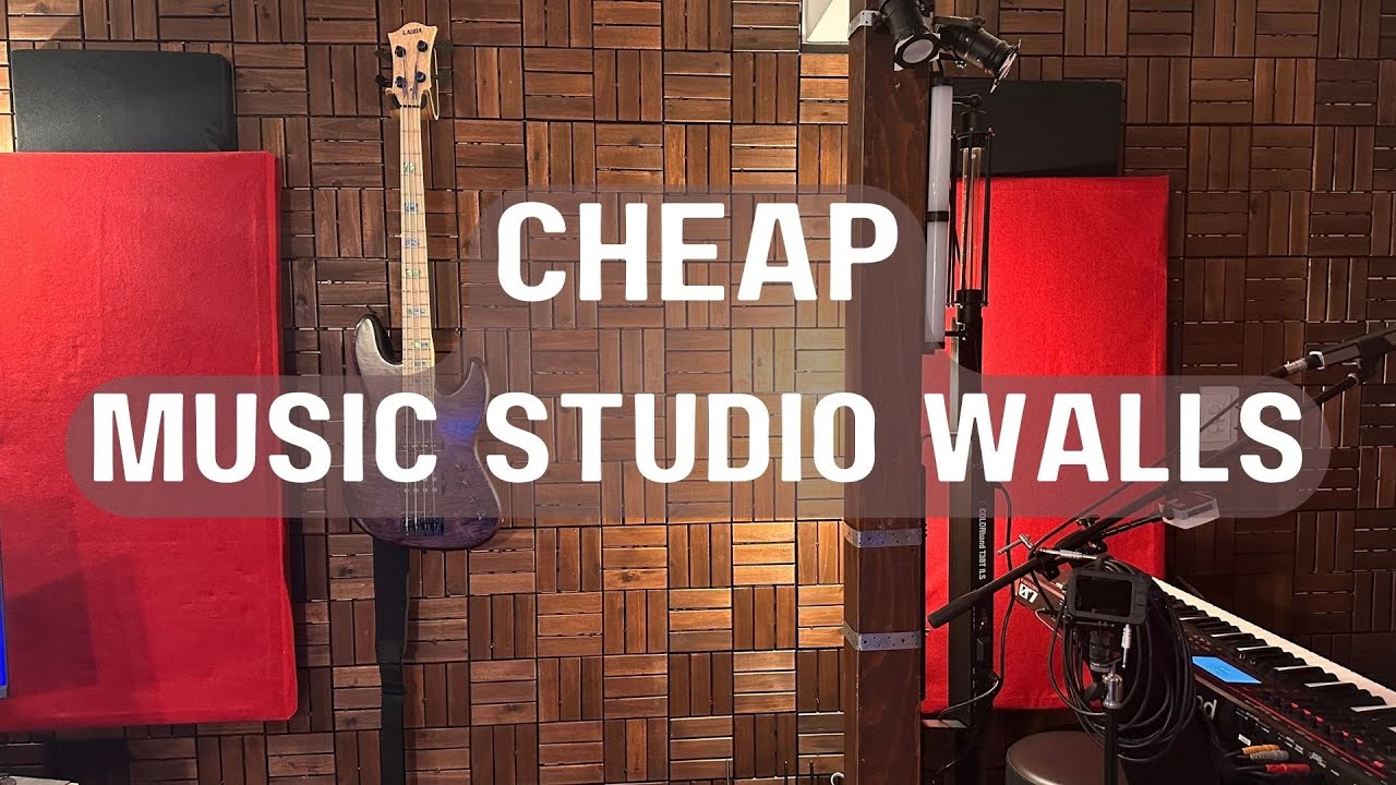 Cheap and effective Studio wall covering - YouTube