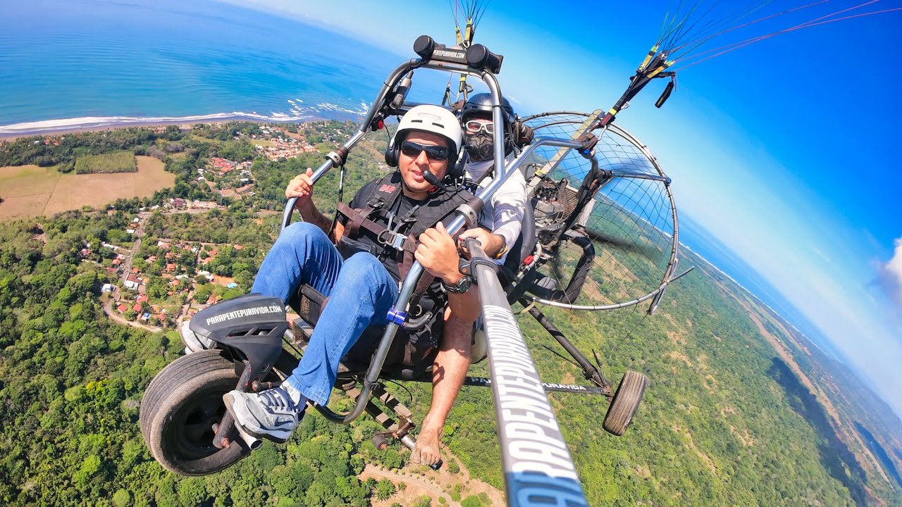 PARAPENTE en PLAYA HERMOSA. Costa Rica - YouTube
