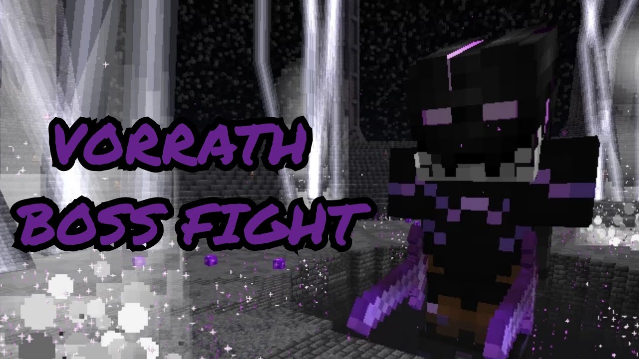 Minecraft Vorrath, the Thunderflame Titan Boss Fight ( 1.21 Map ) - YouTube