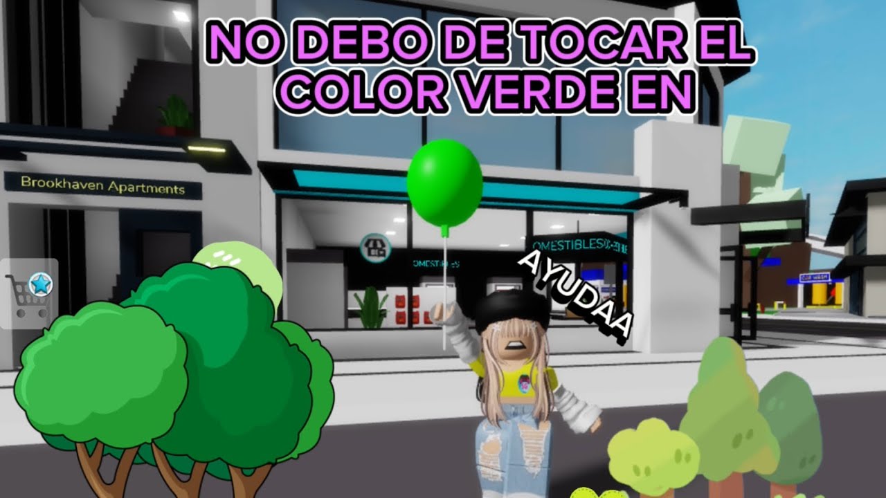 NO PUEDO TOCAR EL COLOR VERDE ( ROBLOX ) - YouTube
