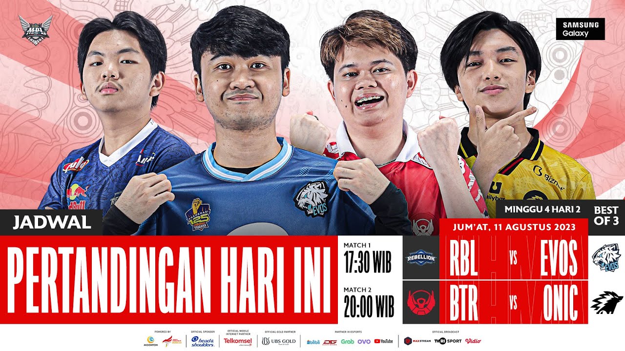 🔴 LIVE | MPL ID S12 | Regular Season Hari 2 Minggu 4 | Bahasa Indonesia ...
