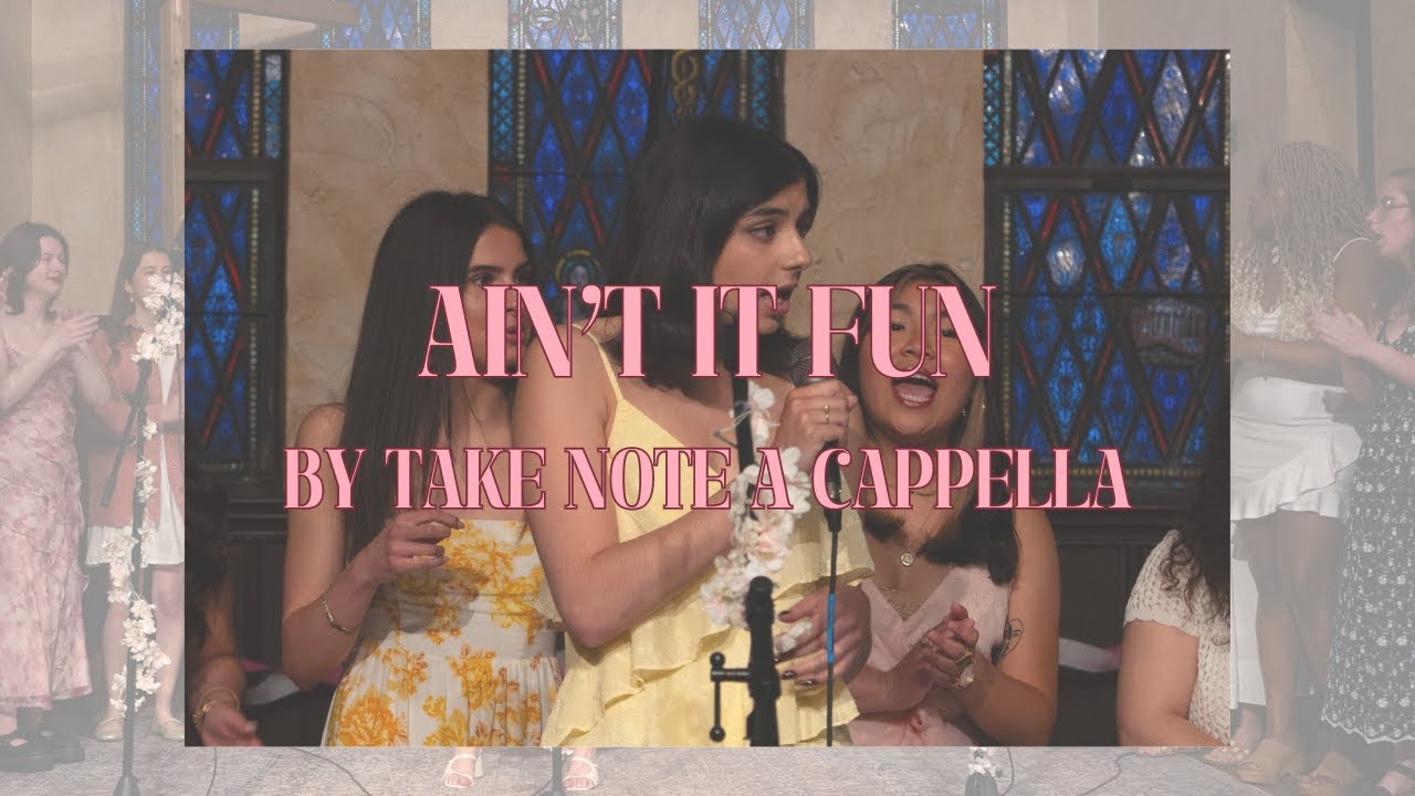 Ain't It Fun by Paramore - A Cover by Take Note a Cappella - YouTube