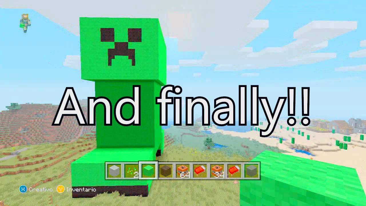Best Creeper explosion ever in MiNeCrAft over 15.000 TNT | xbox 360 ...