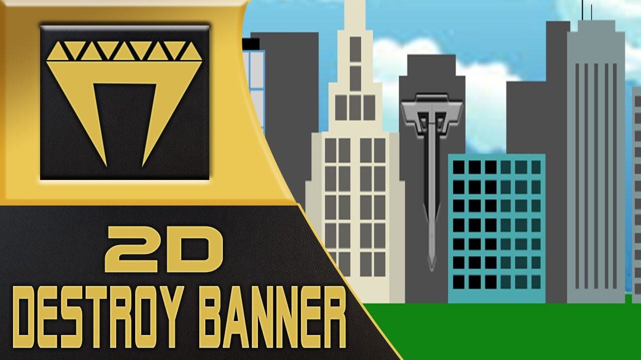Thrust Destroy Banner Speedart - YouTube