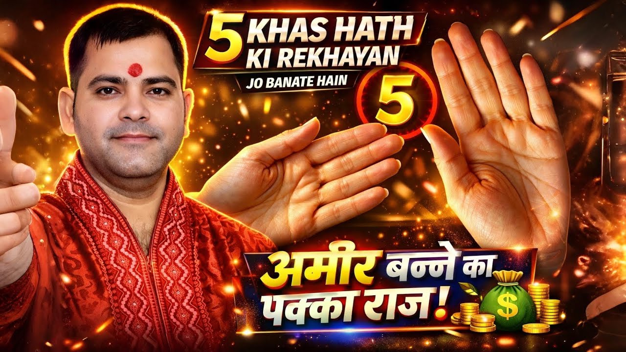 Special Palm Line Yoga In Hand | Learn Palmistry | Learn Hastrekha ...