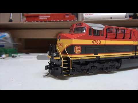 Will It Run? Replacing Motor On A Walthers Mainline ES44AC (KCSM #4763) - YouTube