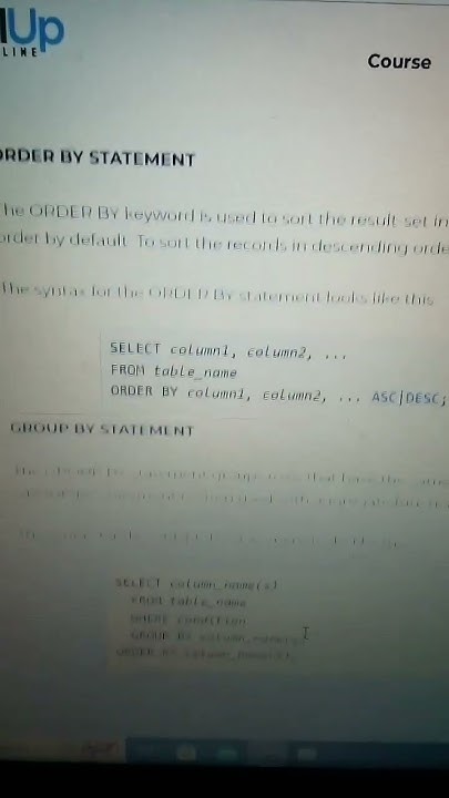 Select Order By And Group By Statements In Sql Dbms Hackerrank Sqlserver Mongodb Python3