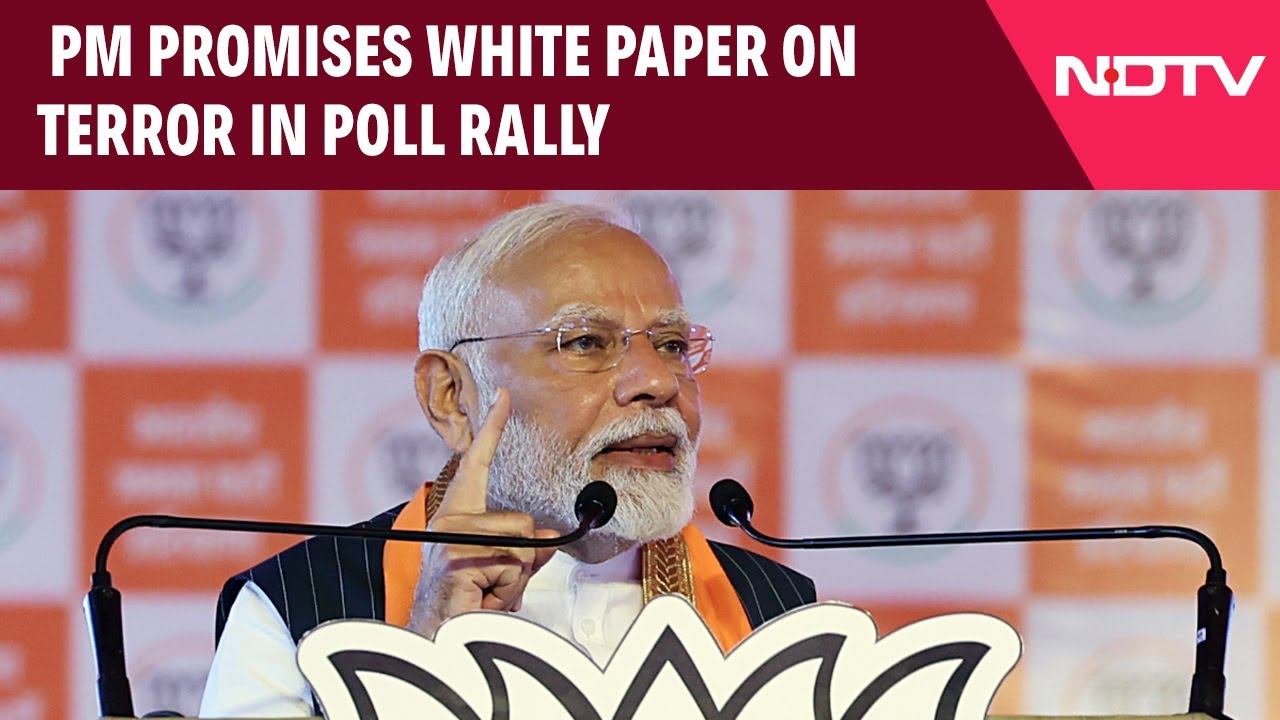 PM Modi In Doda | PM Promises White Paper On Terror In Poll Rally In J ...