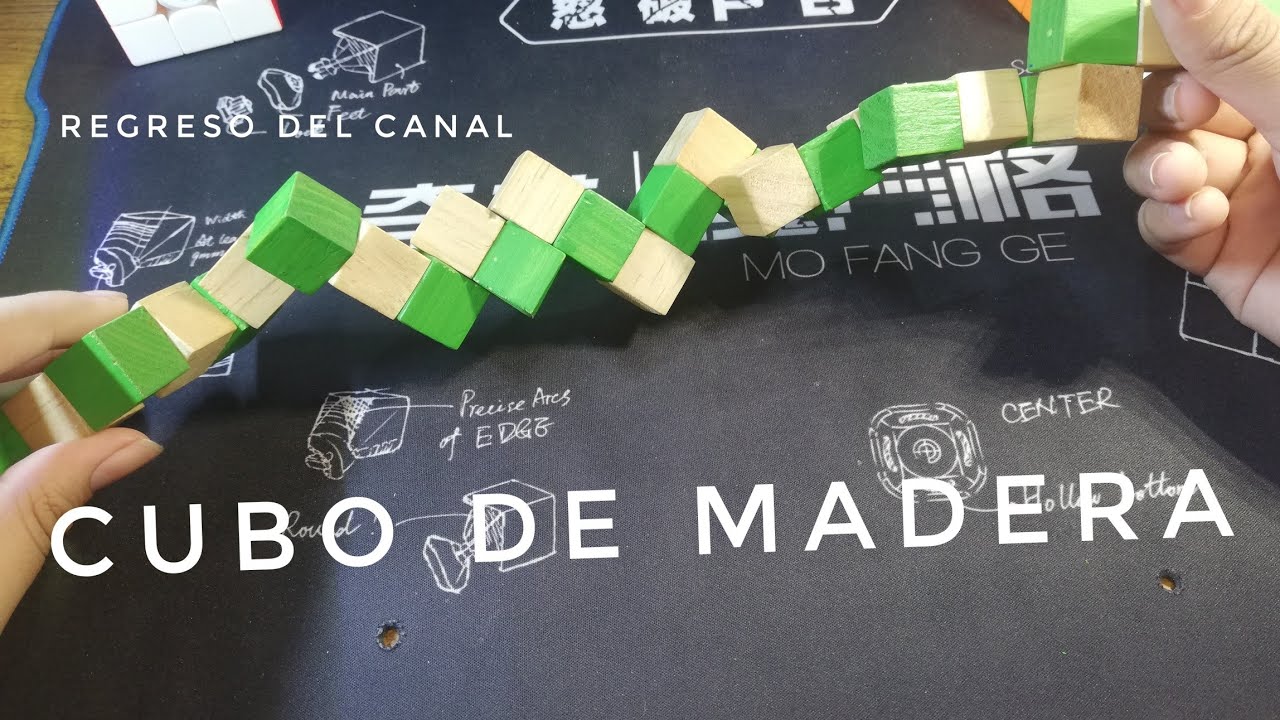 Tutorial de como armar el cubo de madera - YouTube