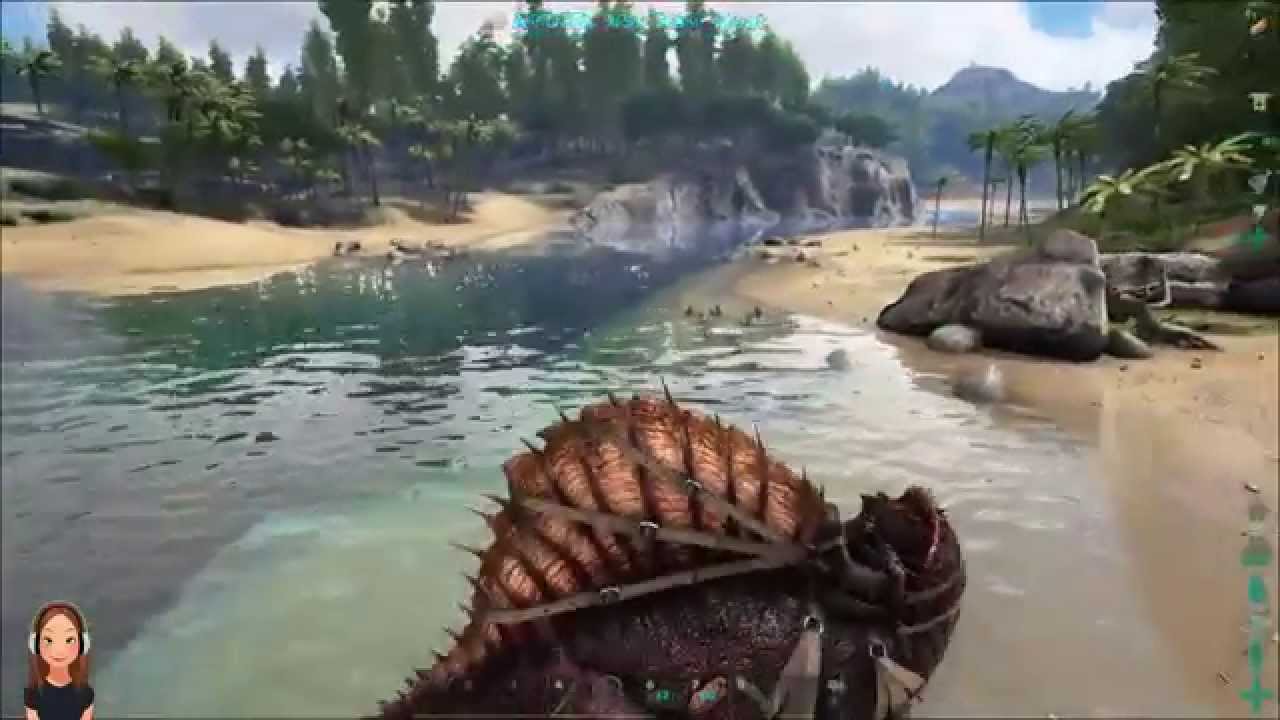 ARK: Survival Evolved - First Spino Ride! At last! :D - YouTube