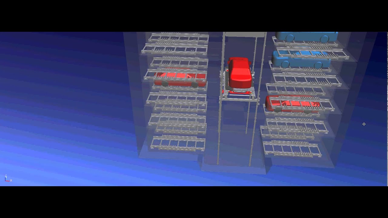 Automatic Parking System - I-Scan Robotics - Simulation - YouTube