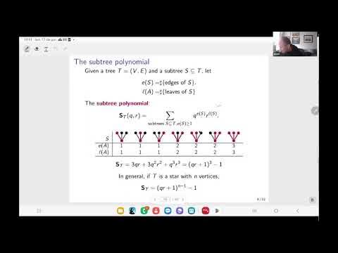 Counting Subtrees with the Chromatic Symmetric Function by José Aliste-Prieto - YouTube