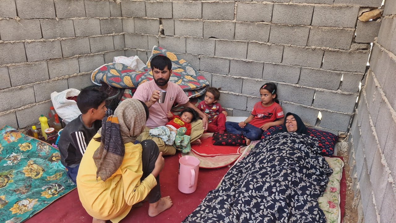 The release of the father of poor children from prison and the passion ...