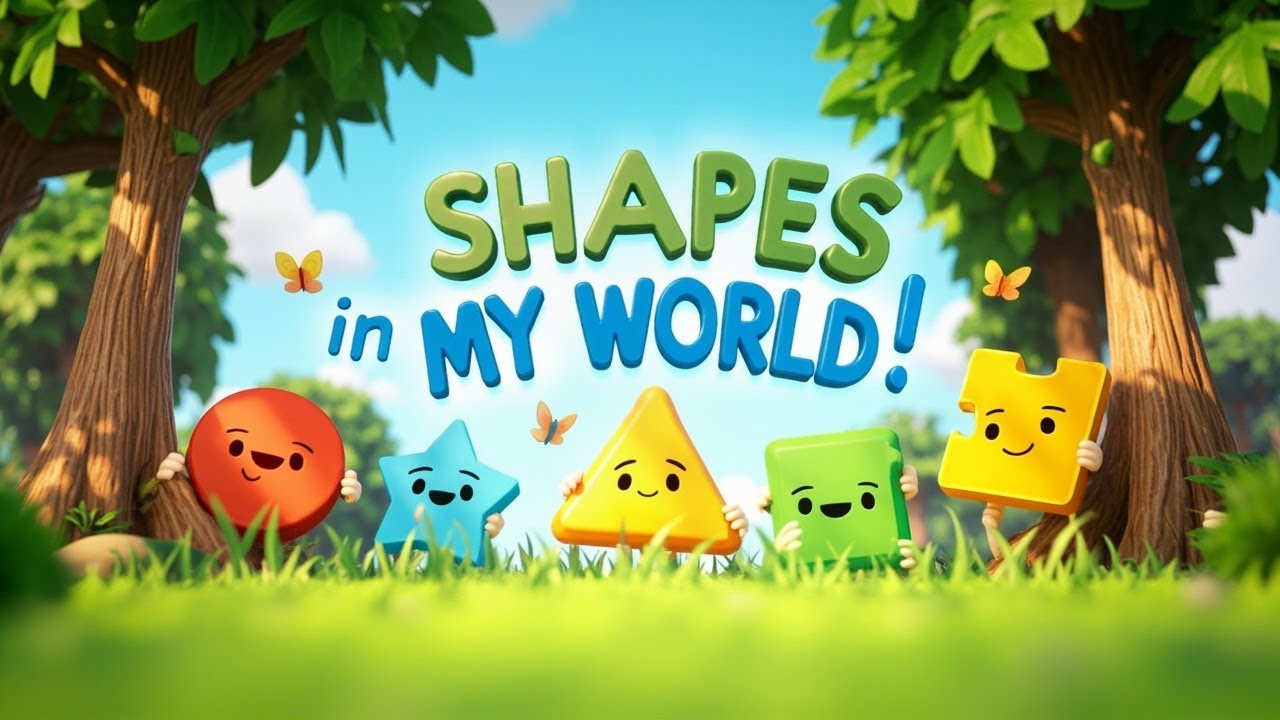 Shapes Are Everywhere! | Educational Kids Song – Shapes in My World ...