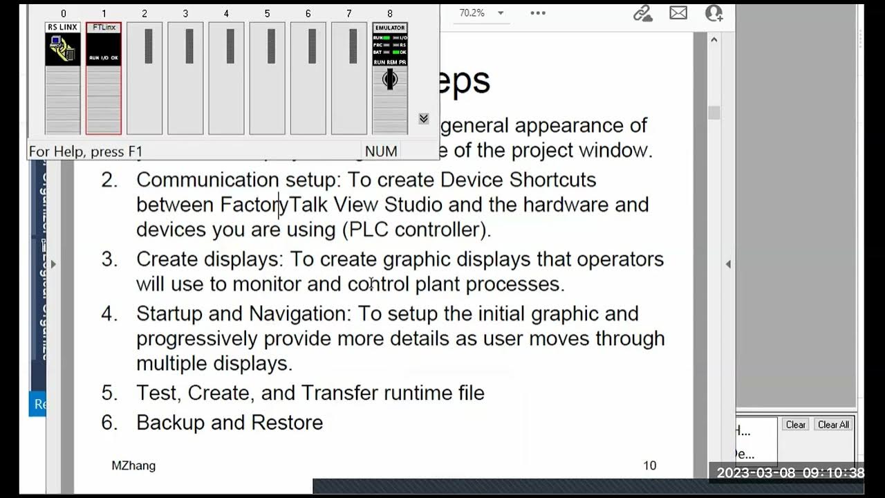 FactoryTalk View HMI Design Steps - YouTube