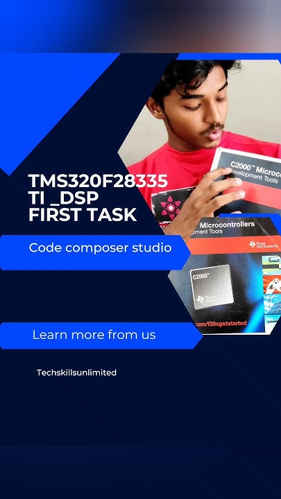 TMS320F28335 DSP first task _ for training on Emb DSP AI Linux RTOS cybersecurity 📶🤙📞9092919096 ...