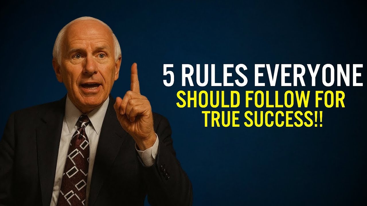 5 Rules Everyone Should Follow For True Success | Jim Rohn Motivation ...