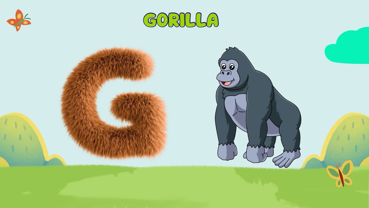 Letter G | G Gorilla | ABC Song - YouTube