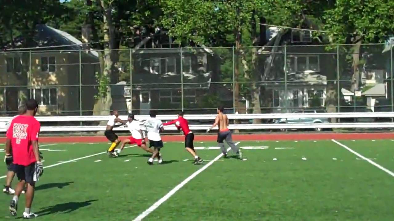 Football Game @ Midwood Field in Brooklyn - Summer '09 - YouTube