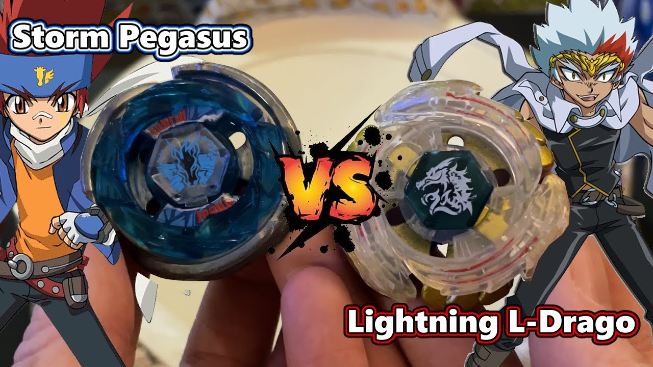 THE MOST NOSTALGIC BEYBLADE BATTLE - Storm Pegasis vs Lightning L-drago ...