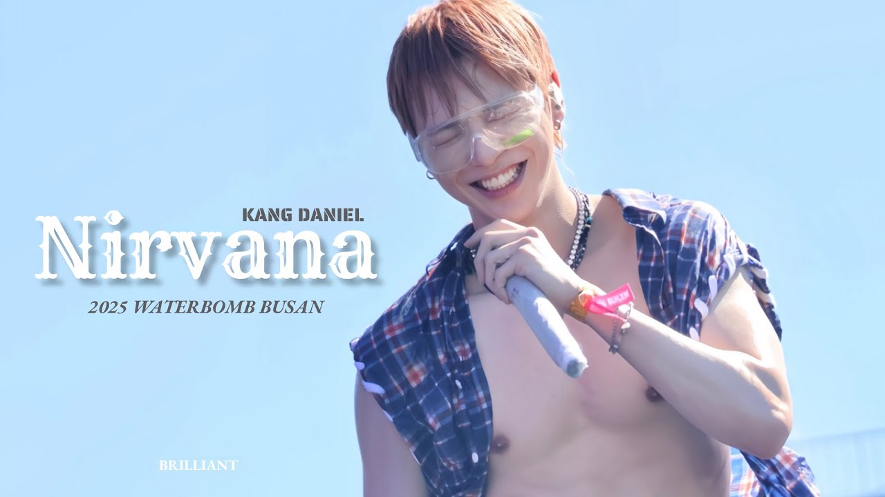 【4K 60p】 250726 강다니엘 KANG DANIEL WATERBOMB in BUSAN 【 Nirvana】 - YouTube