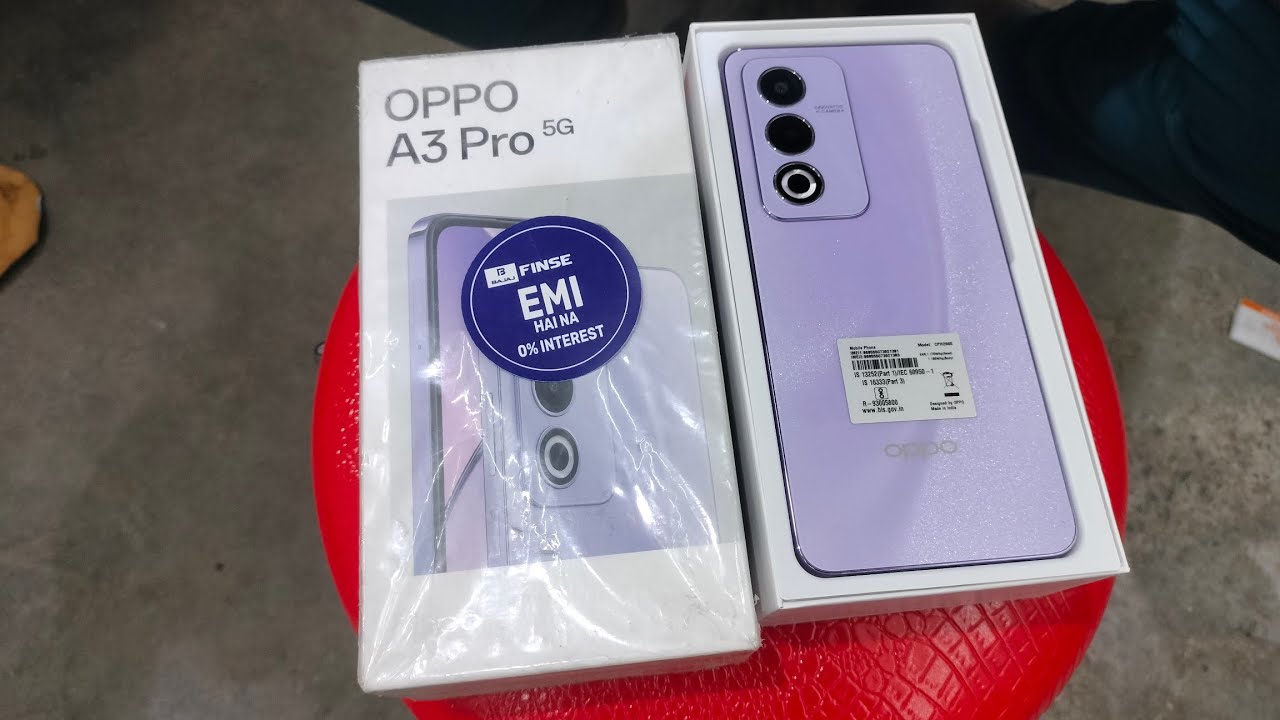 Oppo A3pro 5g phone unboxing and first look - YouTube