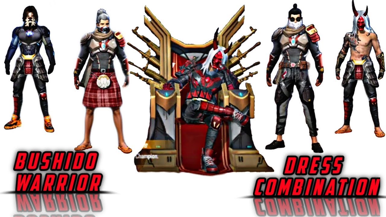 Free Fire Magic Cube Bushido Warrior Bundle Best And Unique combination ...