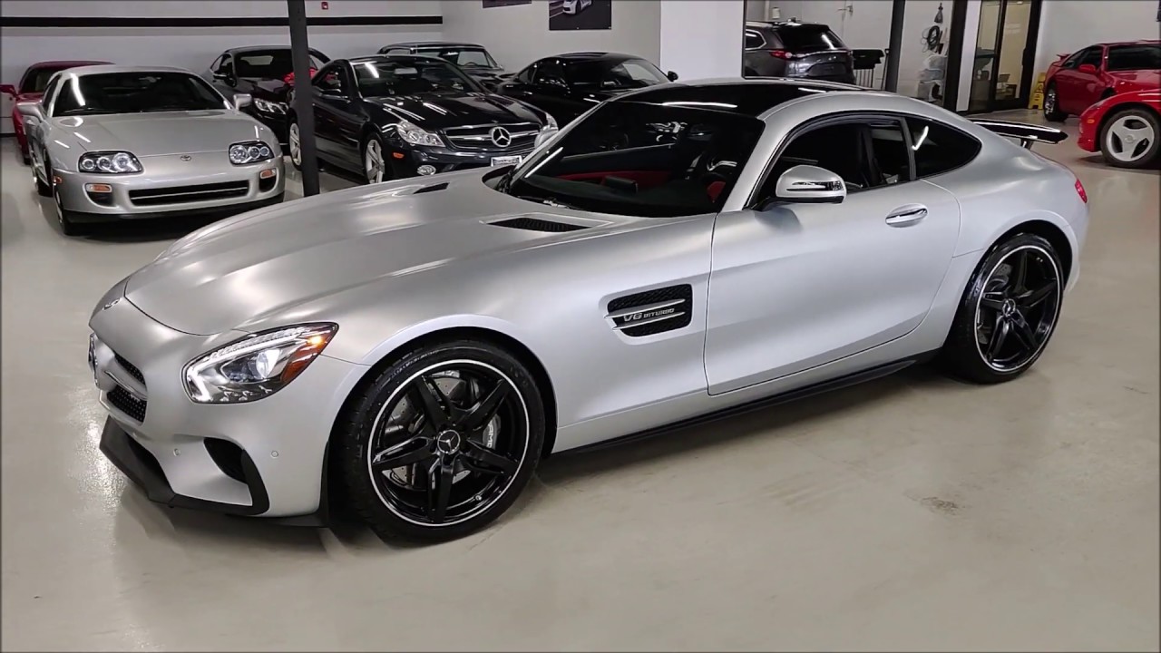 2017 Mercedes Benz AMG GT Bi Turbo! Designo Magno Iridium Silver ...