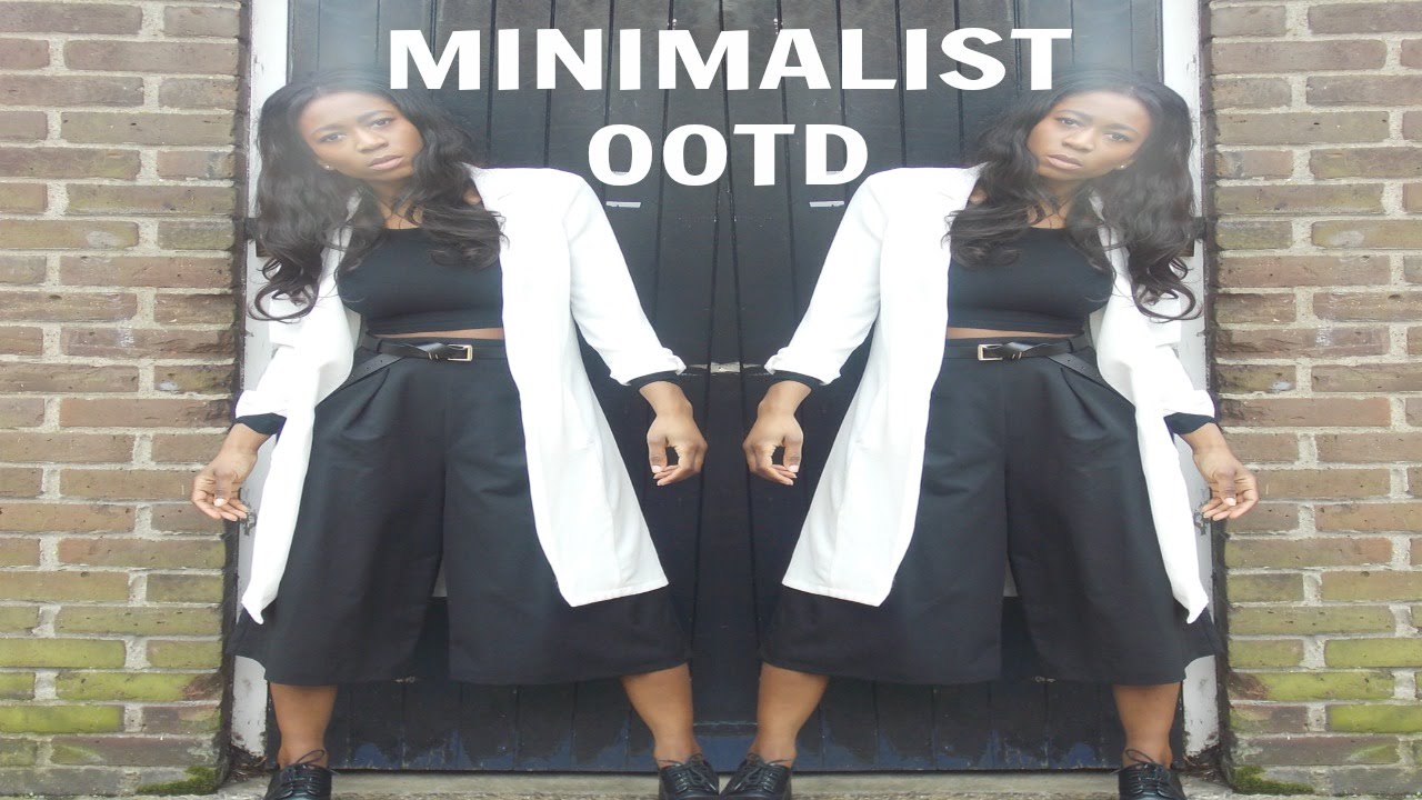 MINIMALIST OOTD / MINI LOOKBOOK - YouTube