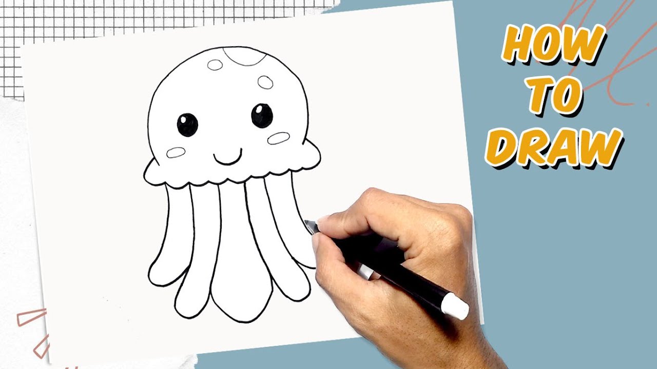 How to Draw Jelly Fish - YouTube