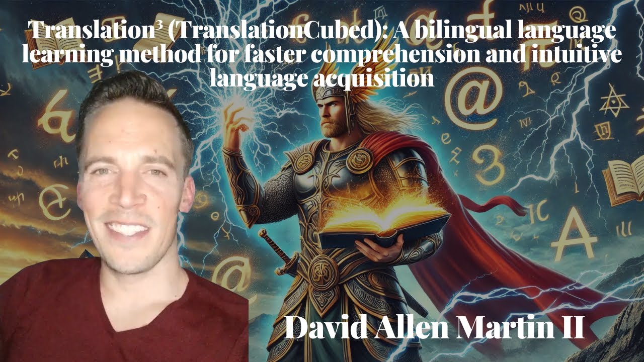 Translation³ (TranslationCubed) - David Allen Martin II @LinguaThor - YouTube