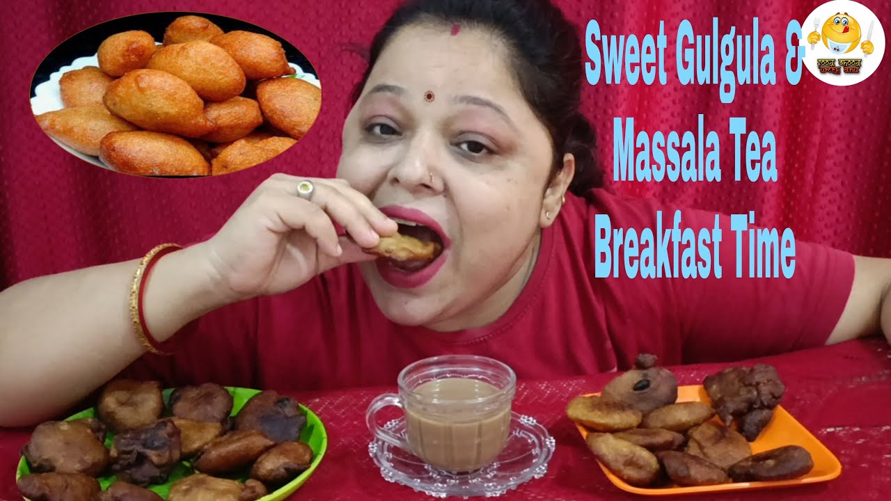 Sweet Gulgula & Massala Tea, Bihar ka special Breakfast Gulgula , Tasty ...