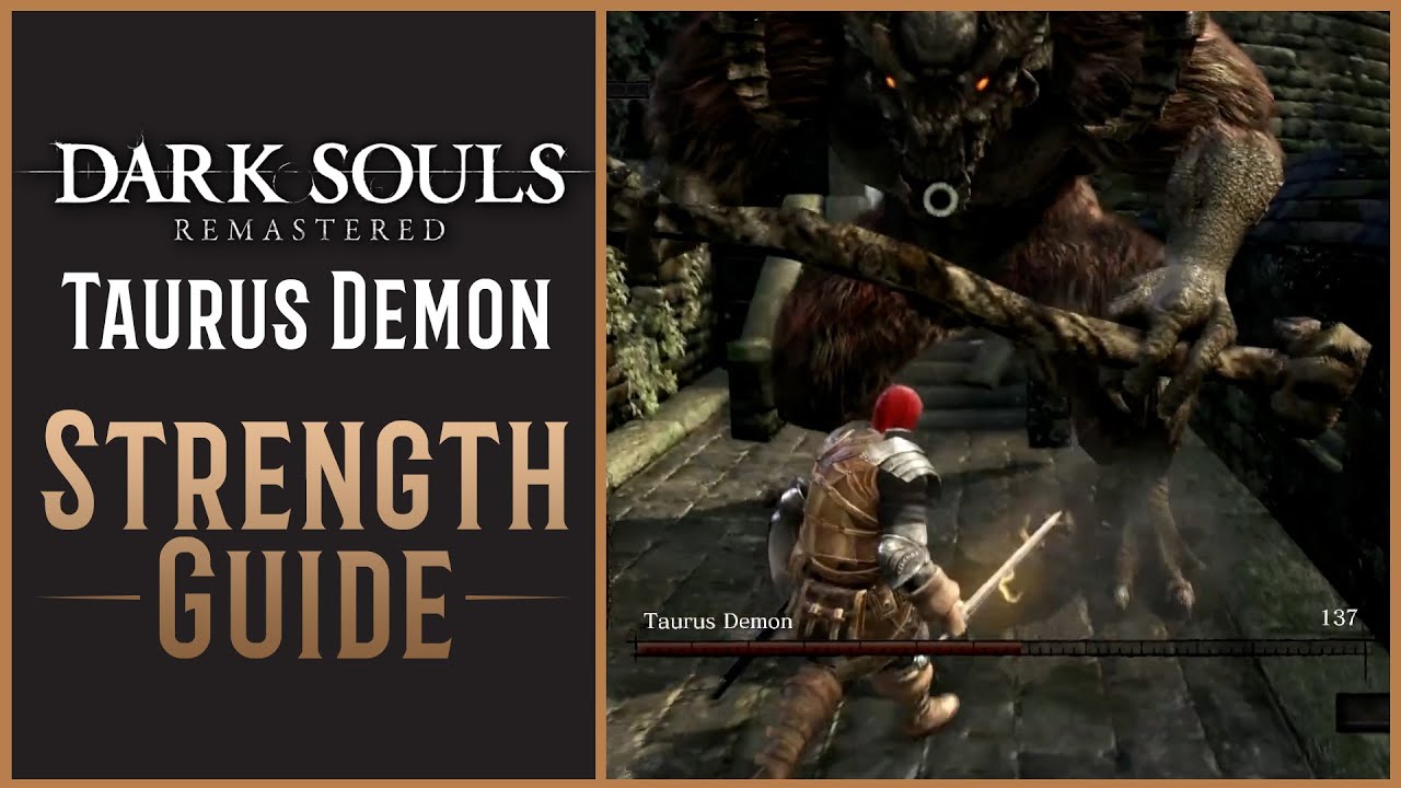 Taurus Demon | Strength Warrior - Sword and Shield | Dark Souls Class ...