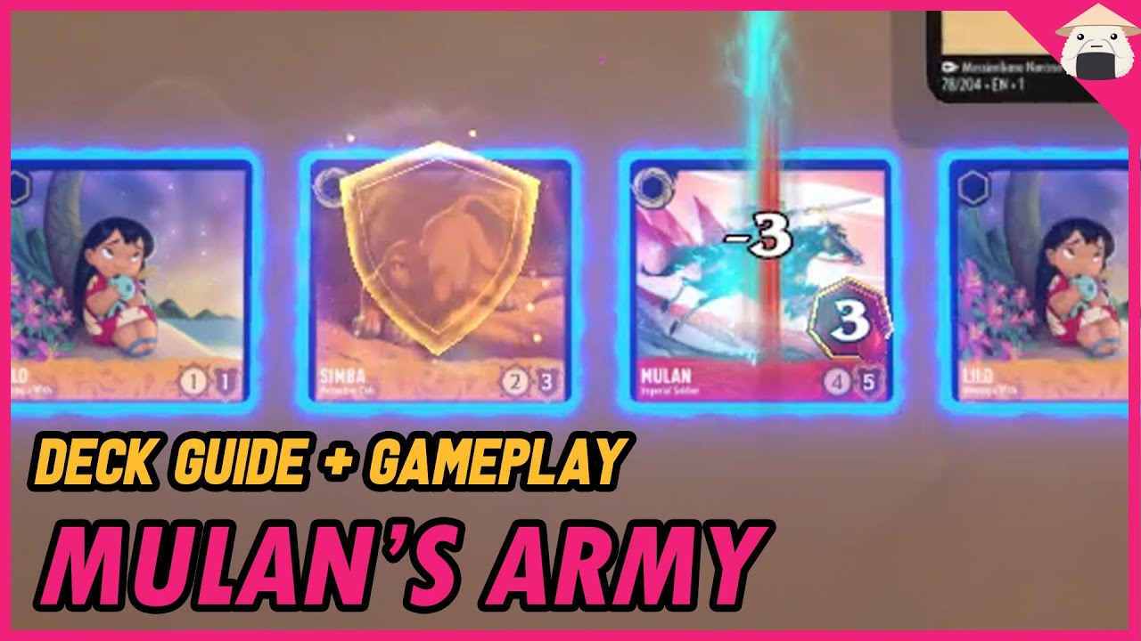 Mulan's Princess Army is INSANE Lorcana Disney TCG - YouTube